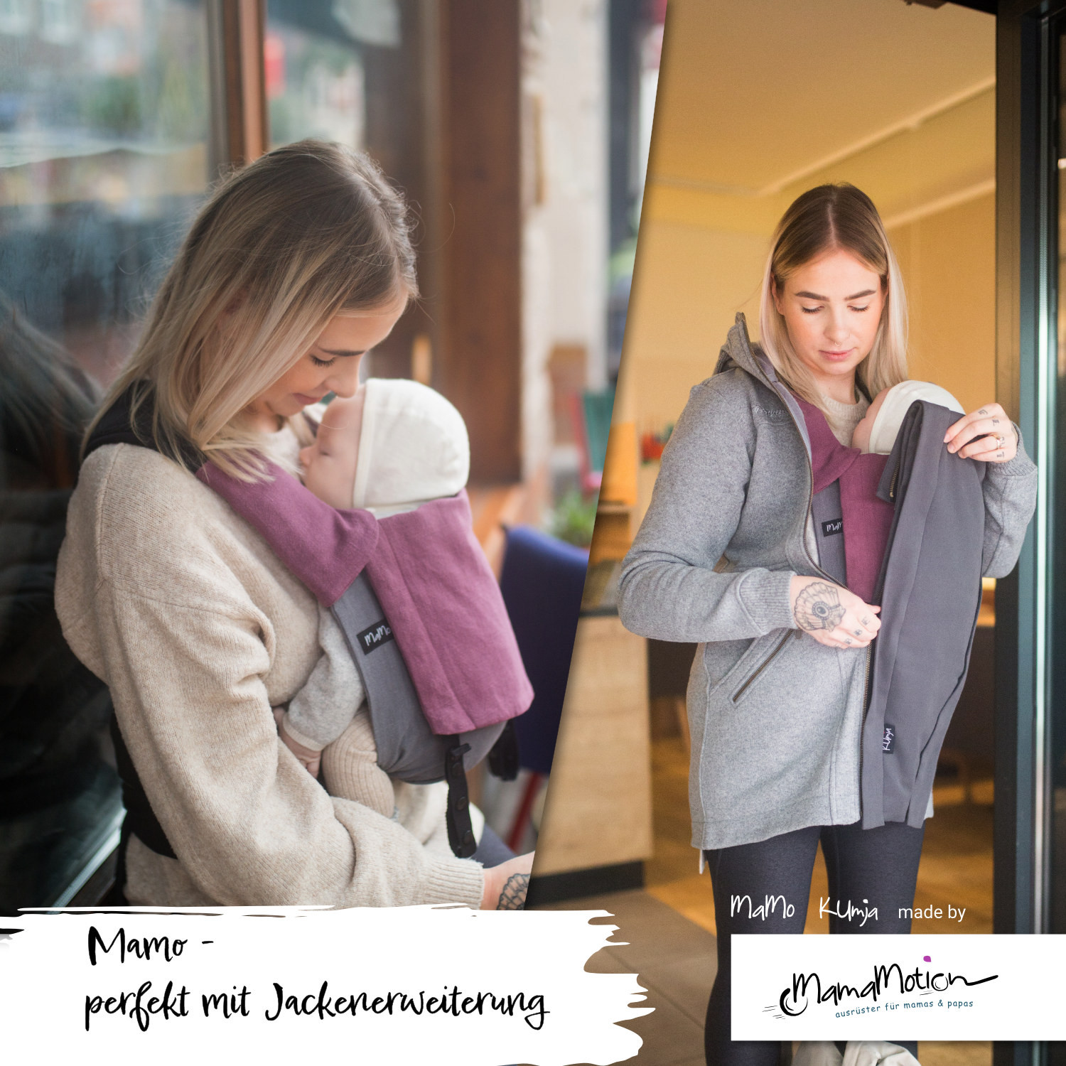 MaMo baby carrier - the modular system for perfect fit & individual design