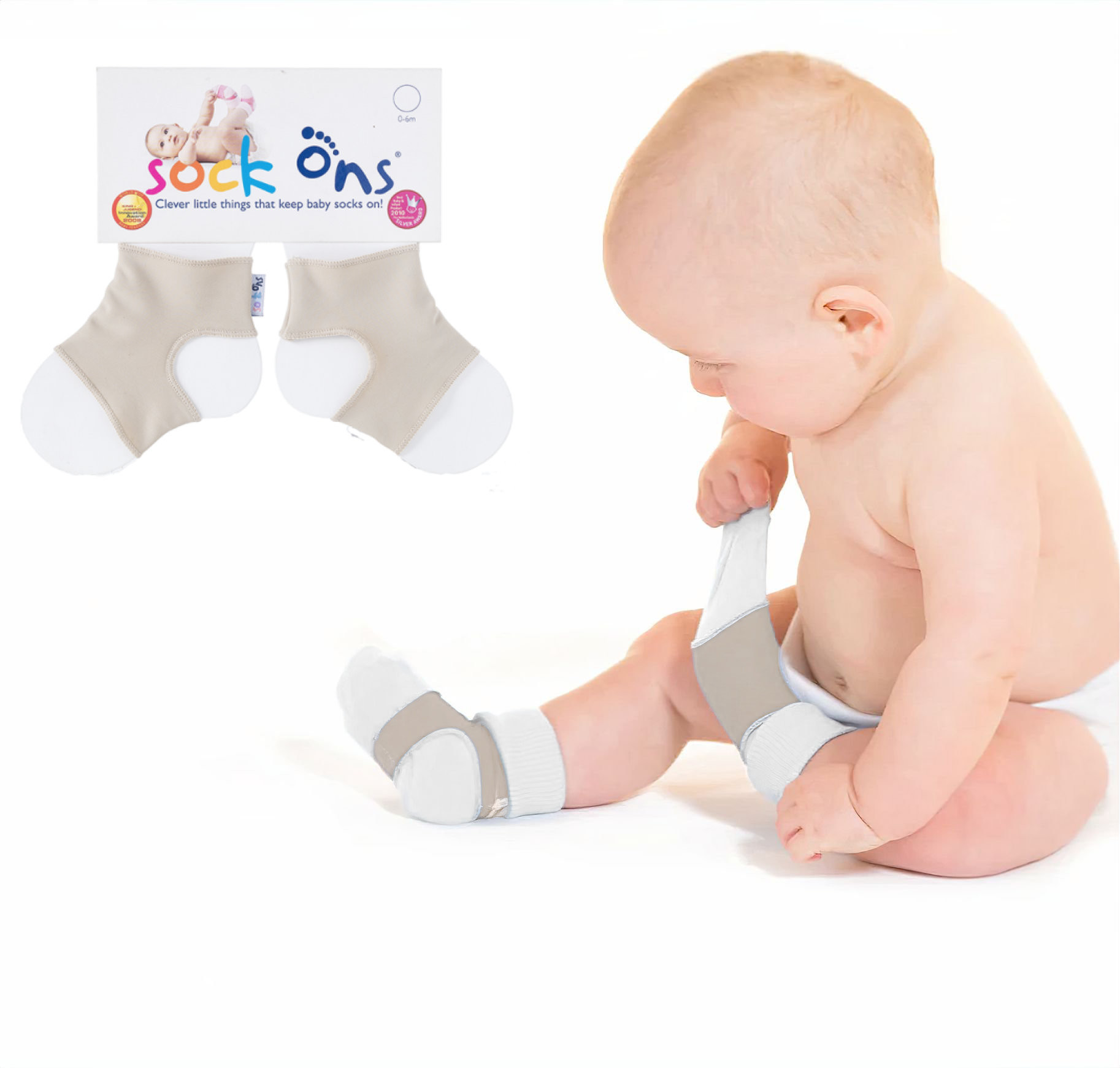 Sock Ons - Babysöckchenhalter
